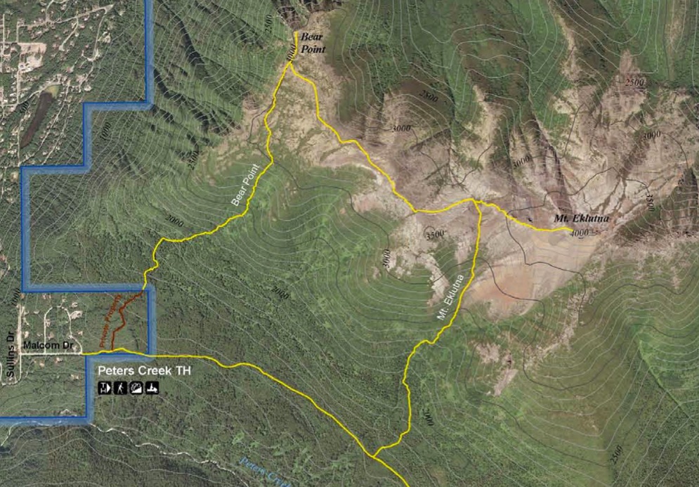 Mt. Eklutna - Alaska Hike Search